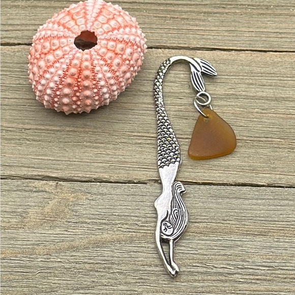 Hand Crafted | Other | Genuine Sea Glass Mermaid Beach Bookmark Teacher ...